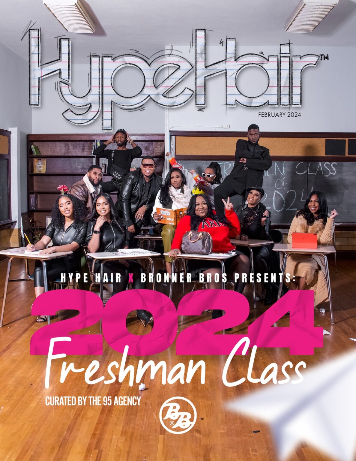 2024 Freshman Class Hype Hair Magazine X Bronner Bros